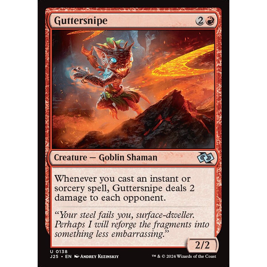 Guttersnipe J25 Foundations Jumpstart การ์ด Magic the Gathering [MTG] ของแท้ | Shopee Thailand