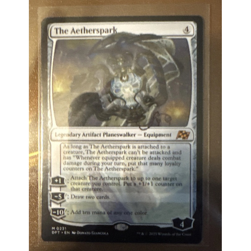 การ์ด MTG The Aetherspark Artifact Magic the Gathering EDH รุ่น DFT สภาพ Ex-Nm | Shopee Thailand