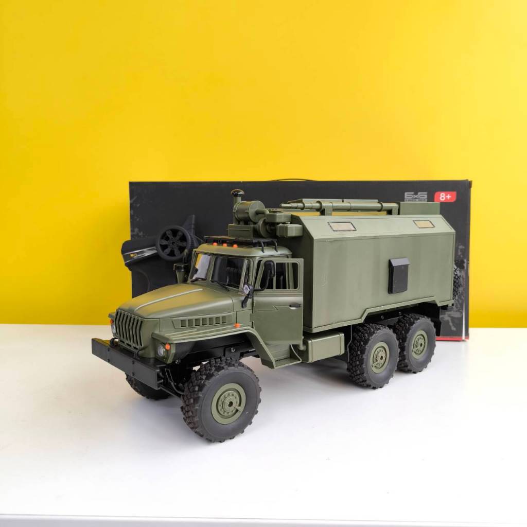 รถบังคับ ROCK Crawler 1:16 6WD RC Car รถบรรทุกทหาร 2.4GHz WPL B36 | Shopee Thailand