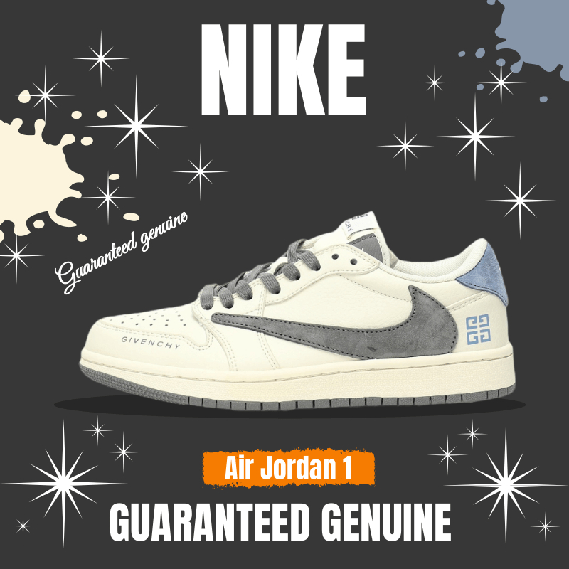 （จัดส่งฟรี）Givenchy x Travis Scott x Nike Air Jordan 1 Low OG SP"G4" อง ...