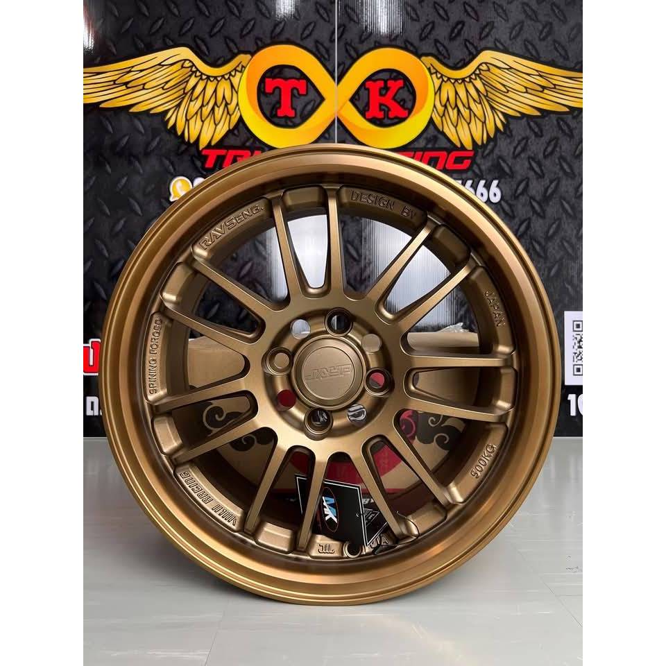 ล้อ เบาขอบ 15" RE30 4รู100 งานคุณภาพมี QC. ได้ทั้งชุด ราคาเลิกขาย | Shopee Thailand