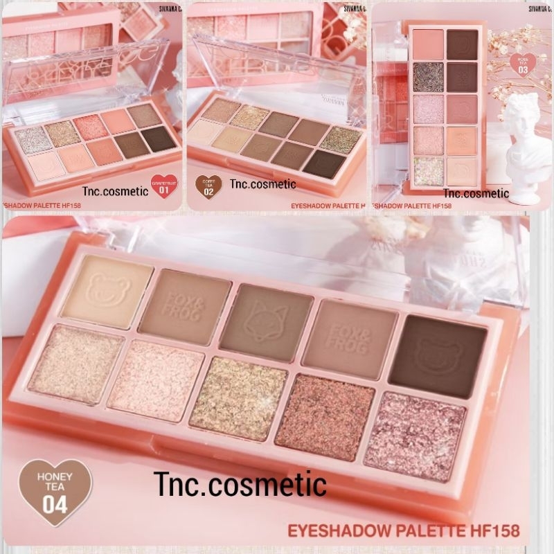 อายแชโดว์ ซิวานา (HF158) พาเลทท์ 10 เฉดสี Sivanna Colors Eyeshadow ...