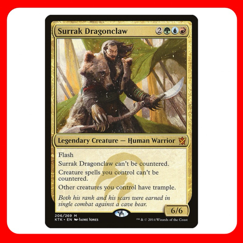 [MTG] Surrak Dragonclaw [KTK] [MULTI] [MYTHIC] [NORMAL] [ENG] (การ์ดเม ...