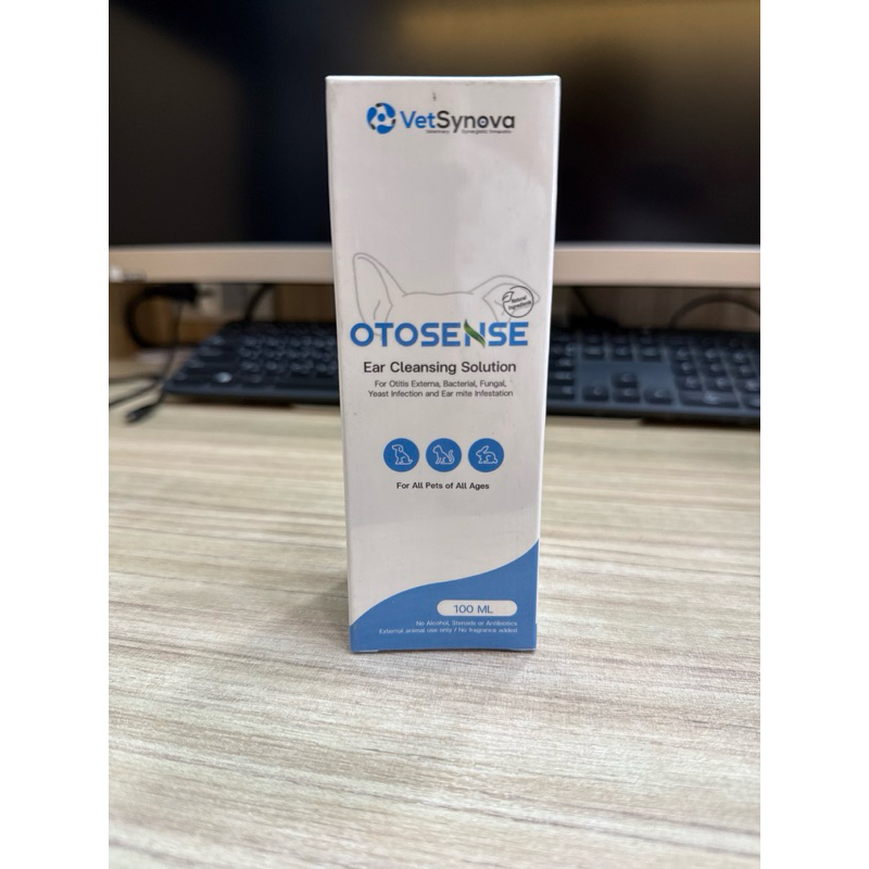 Otosense น้ำยาทำความสะอาดช่องหูสัตว์เลี้ยง กำจัดกลิ่น ไรในหู ฆ่าเชื้อ ...