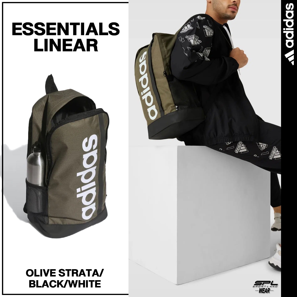 Adidas อาดิดาส กระเป๋าเป้ กระเป๋าสะพายหลัง Essentials Linear Backpack ...
