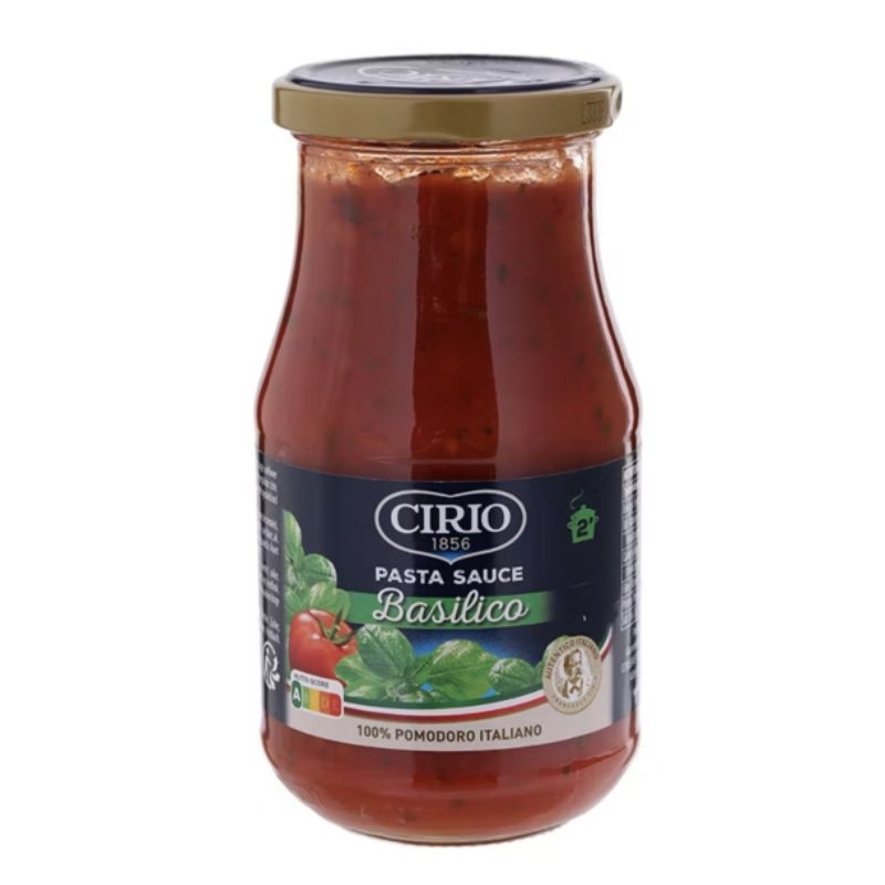 Cirio Pasta Sauce with Basil 420g - ซิริโอ ซอสพาสต้าและโหระพาชนิดขวด ...