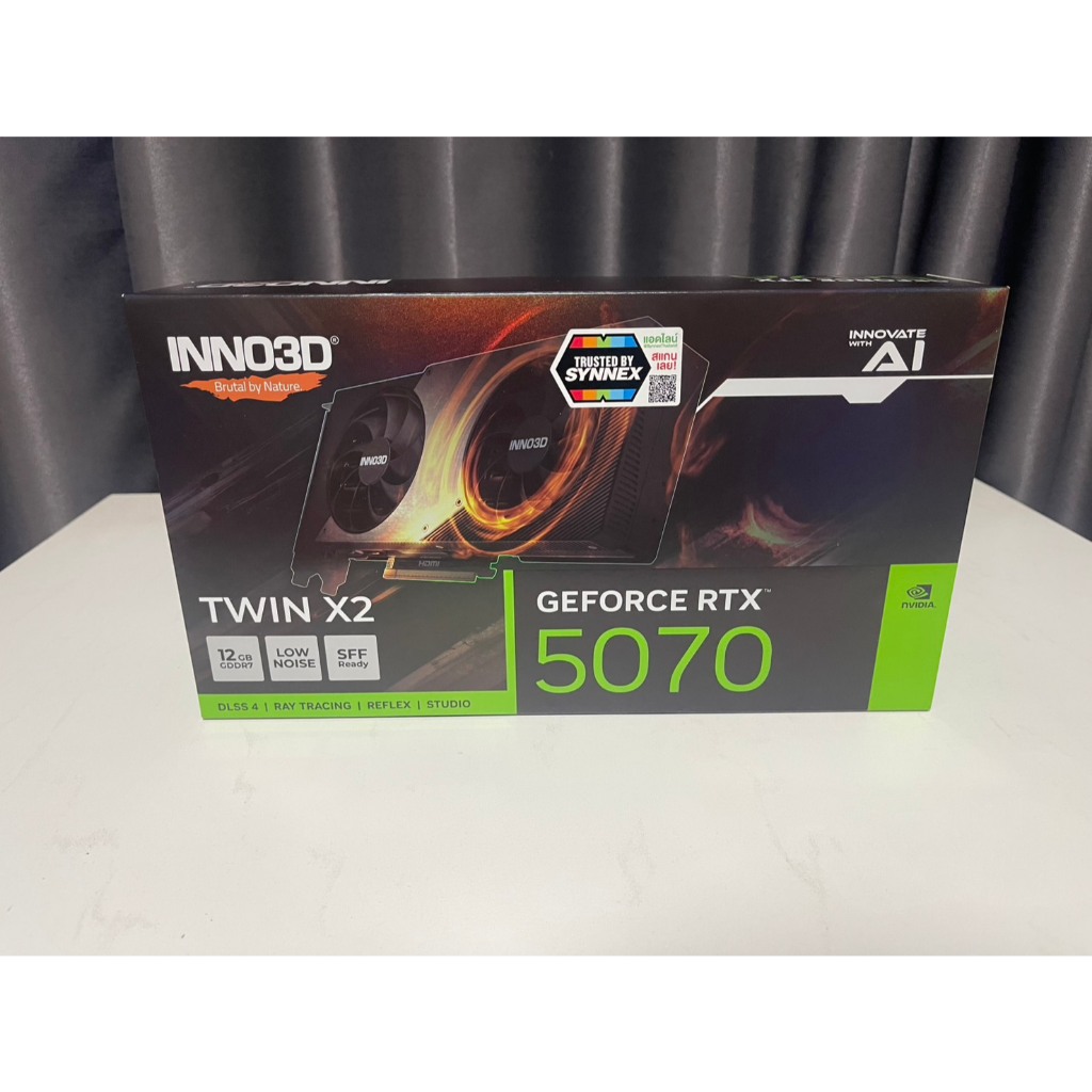การ์ดจอ INNO3D RTX 5070 12G SOLID มือ1 ประกันไทย | Shopee Thailand