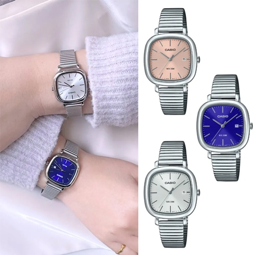 Casio นาฬิกาข้อมือผู้หญิง สายสเตนเลส รุ่น LTP-B166D,LTP-B166D-2A,LTP-B166D-4A,LTP-B166D-7A ...