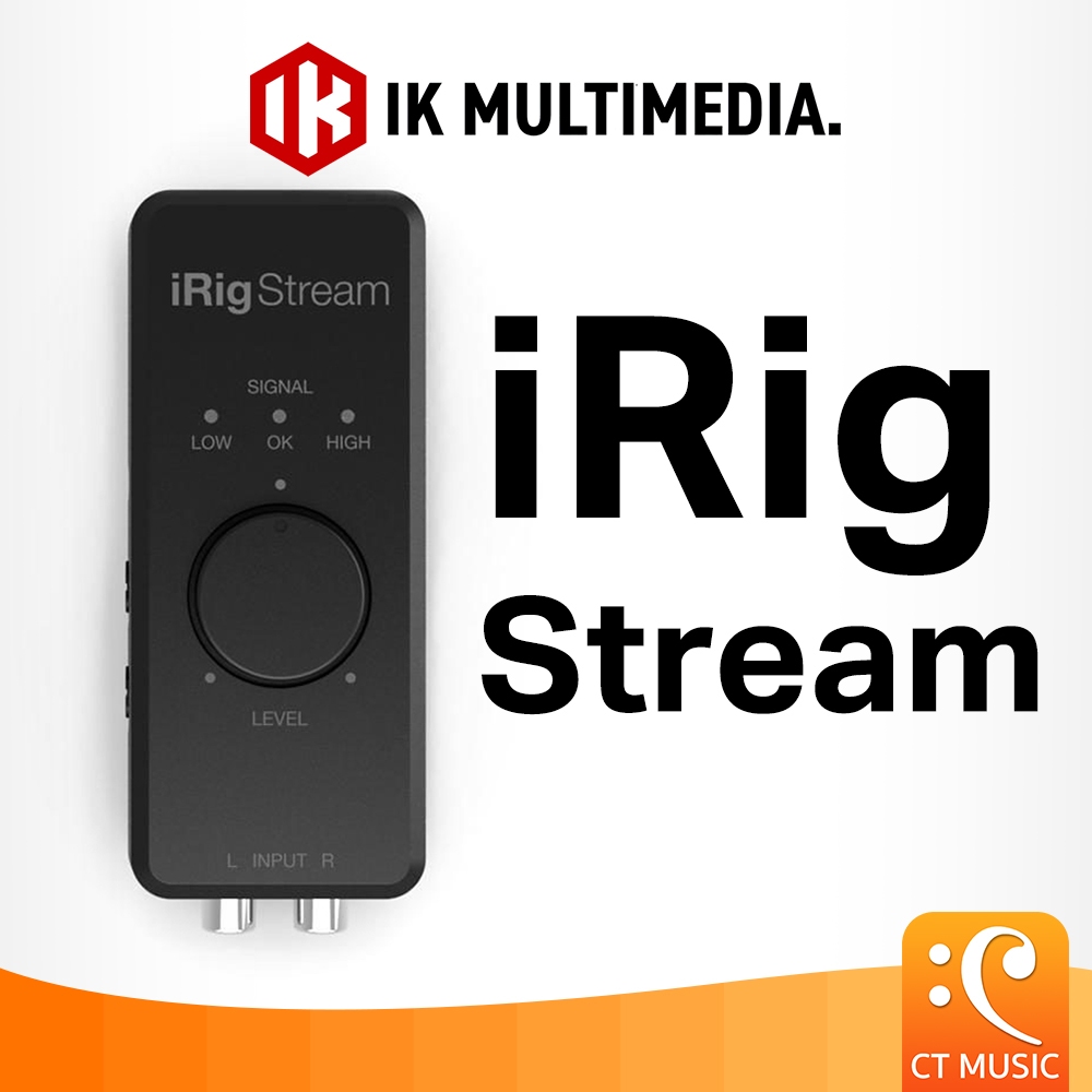 IK Multimedia iRig Stream Audio Interface ออดิโอ อินเตอร์เฟส | Shopee Thailand