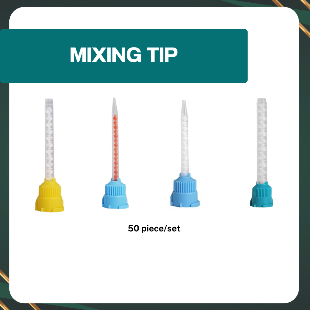 หัวทิป ปลายทิป Mixing tip / intra oral tip หัวผสม , หัวฉีดจ่าย , แกนผสม ...