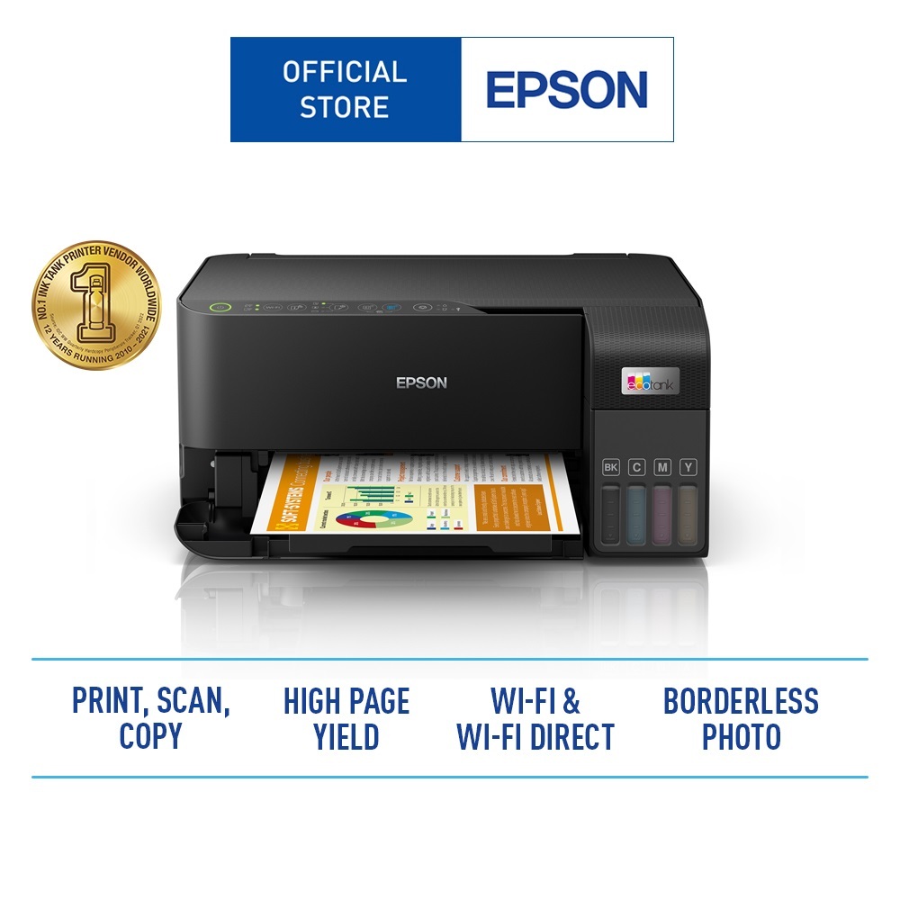 Epson L3550 High-speed A4 colour มัลติฟังก์ชัน 3-in-1 printer with Wi ...