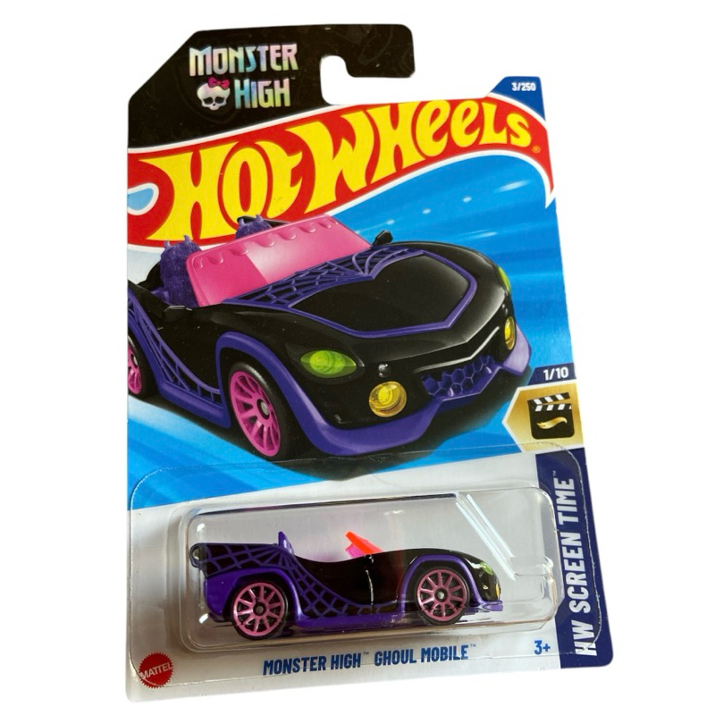 Hotwheels Hotwheels MONSTER HIGH School Joint Sports Car Purple MONSTER ...