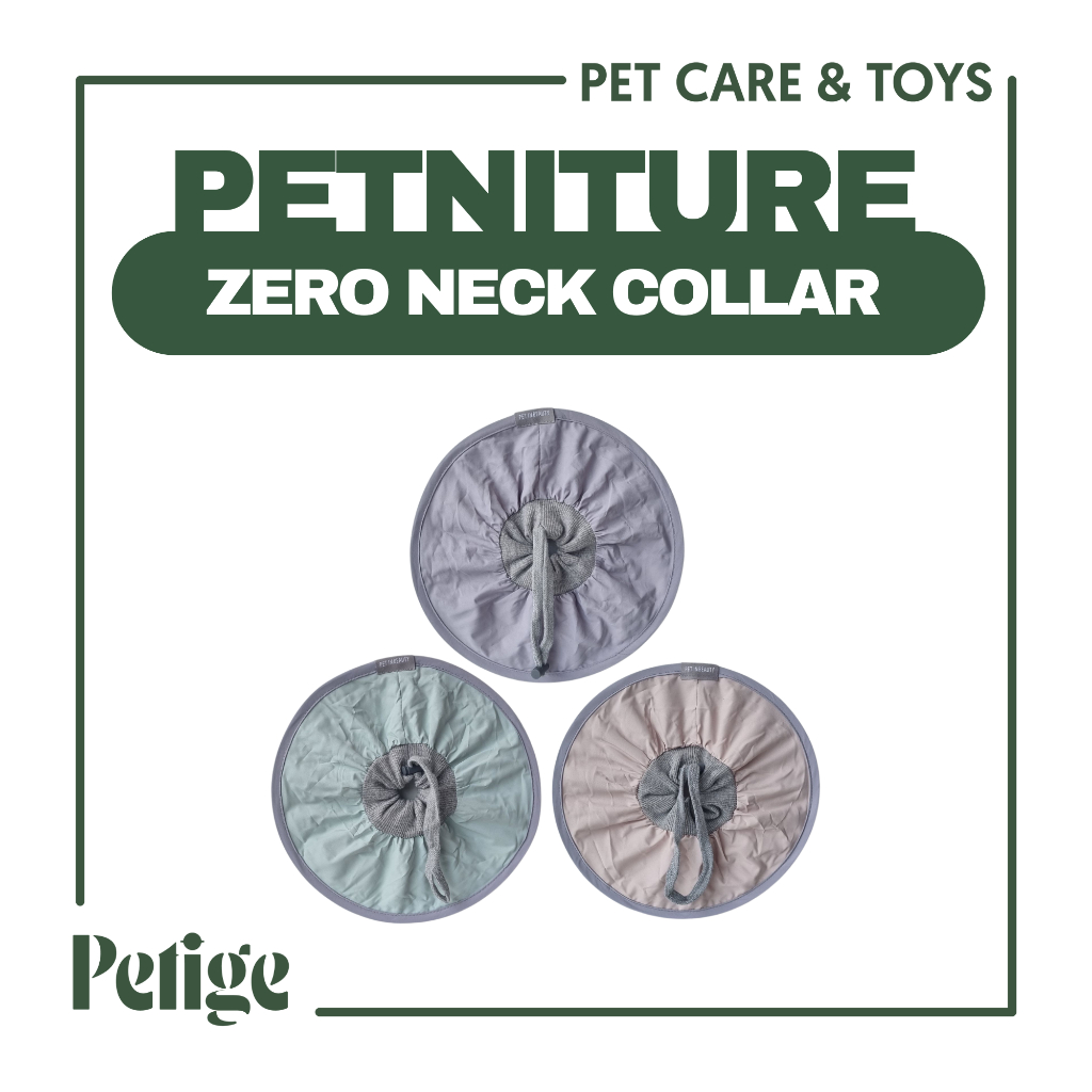 Petniture Zero Neck Collar คอลล่ากันเลีย แบบพับและกันน้ำได้ สำหรับสัตว์ ...