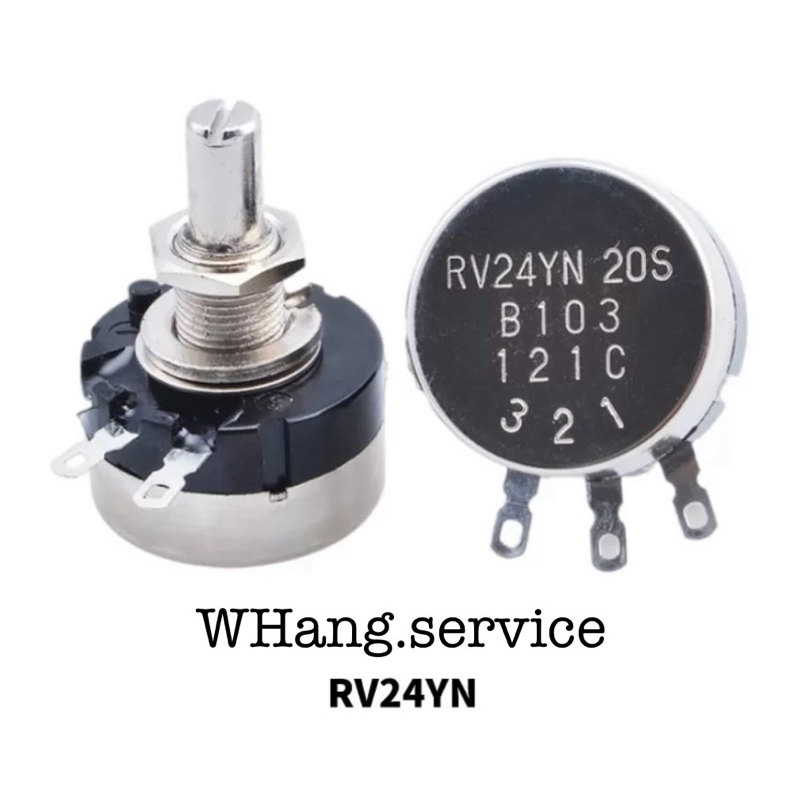 RV24YN20S Potentiometer Volume ตัวต้านทานปรับค่าได้ ปรับสปีดInverter ...