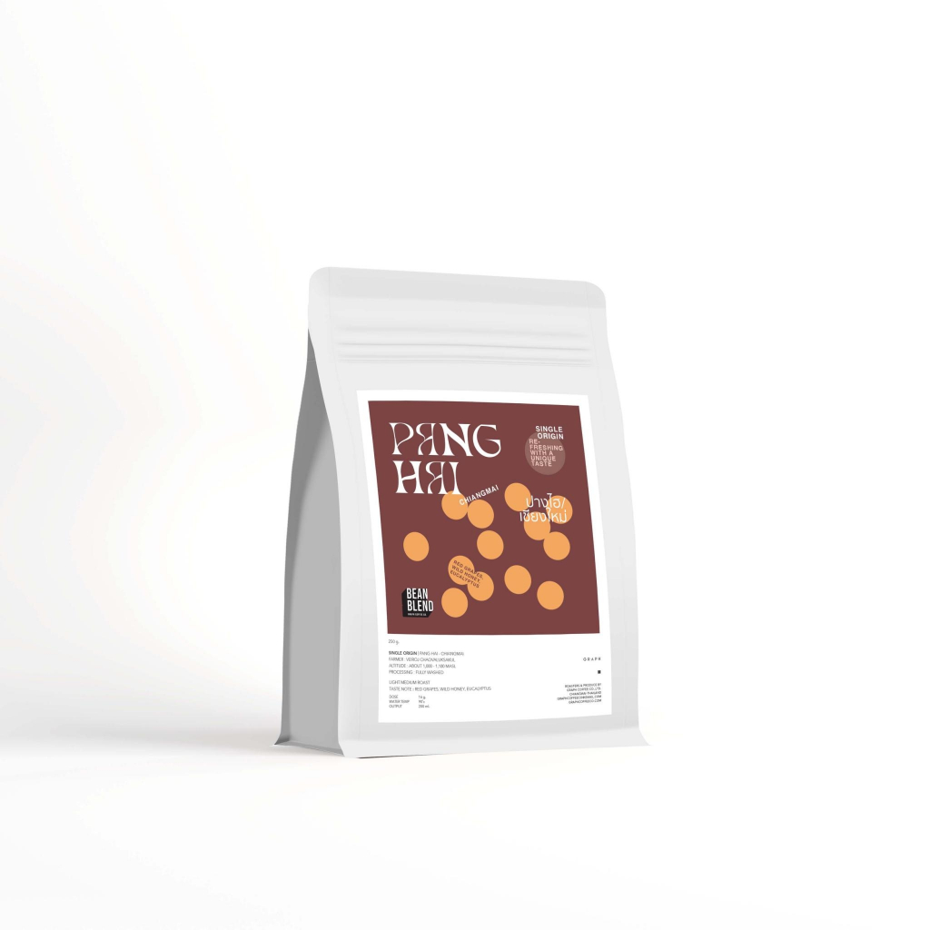 GRAPH | เมล็ดกาแฟ SINGLE ORIGIN - PANG HAI 1000g. | Shopee Thailand