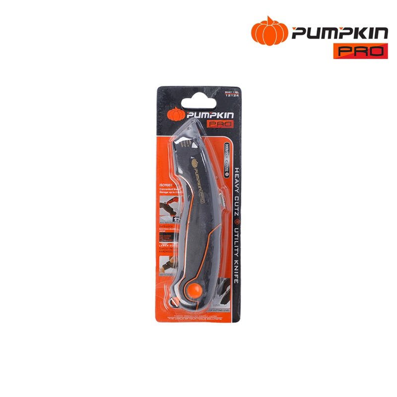 PUMPKIN มีดคัทเตอร์ รุ่น BA211-BL (12124) HEAVY CUTZ | Shopee Thailand