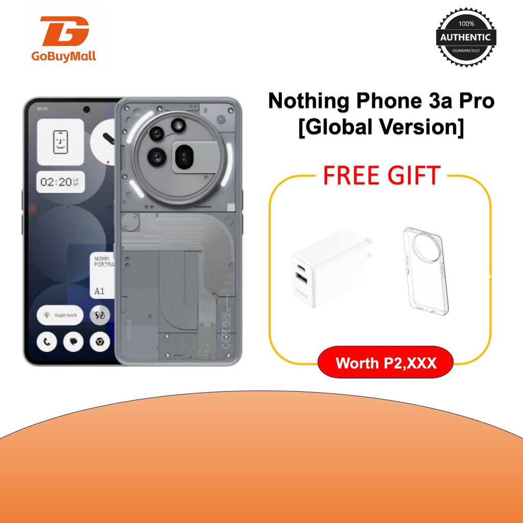 [**FREE 30W PD Fast Charger**] Nothing Phone (3a) Pro 5G Dual-Sim Smartphone – BRAND NEW ...