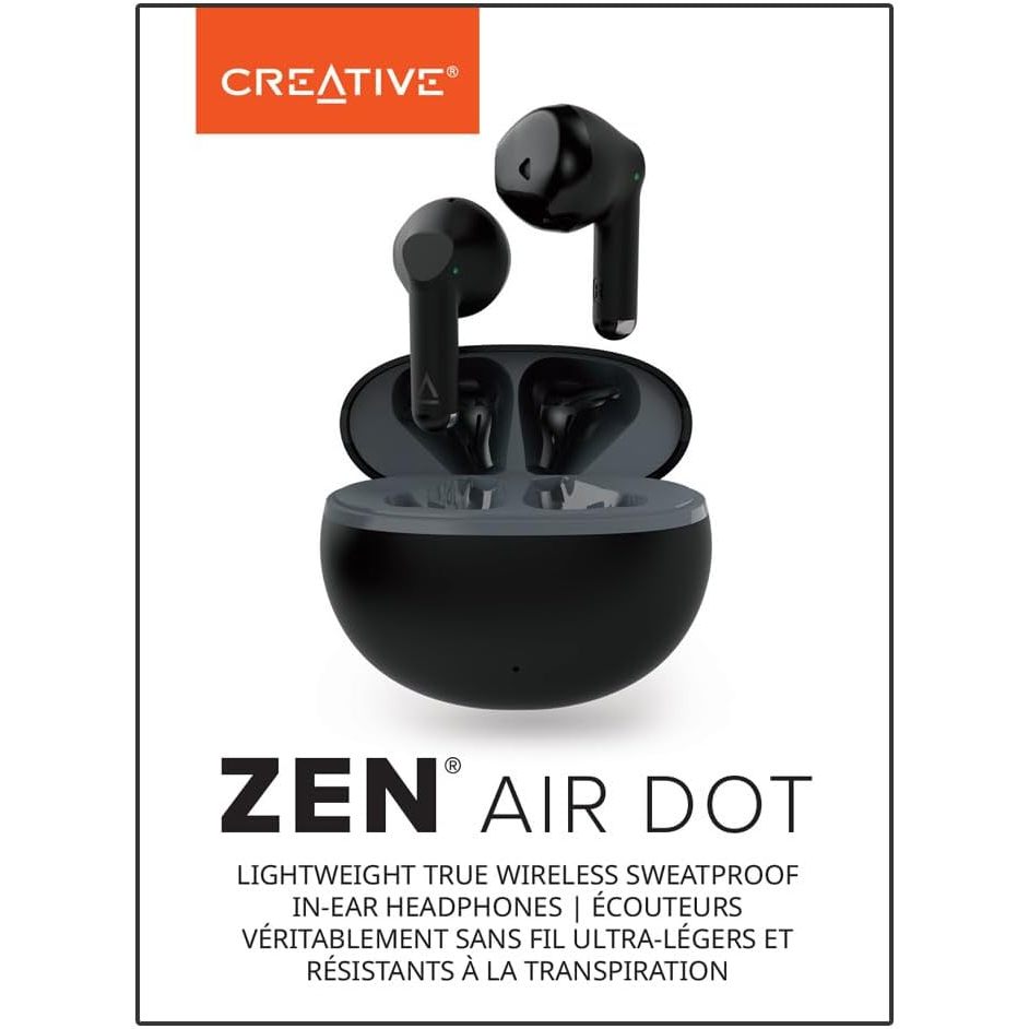 หูฟังทรูไวร์เลส Creative Zen Air DOT Lightweight True Wireless - black ...