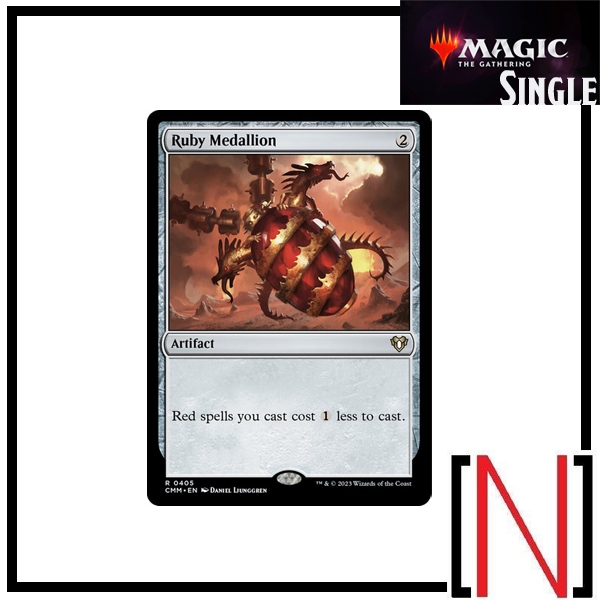 [MTG][Single][CMM] Ruby Medallion ระดับ Rare [ภาษาอังกฤษ] | Shopee Thailand