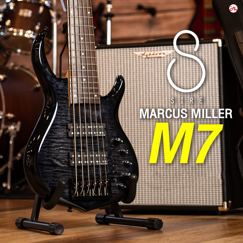 Sire Marcus Miller M7 6 String กีตาร์เบสไฟฟ้า 6 สาย เบสไฟฟ้า รับประกัน ...