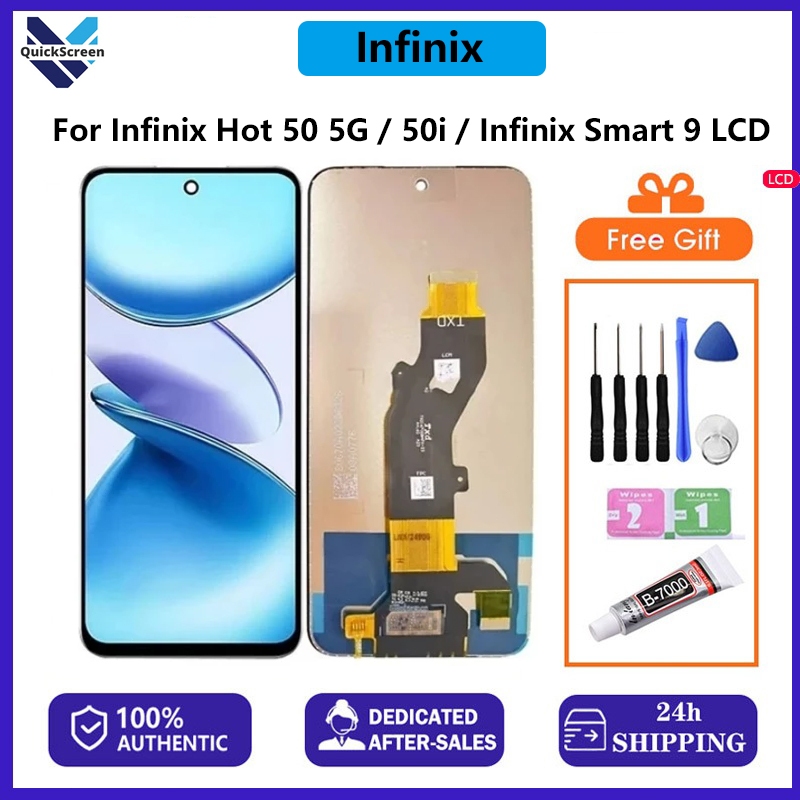 QS จอ LCD แท้สำหรับ Infinix Hot 50i X6531, X6531B/Infinix Smart 9 X6532 ...