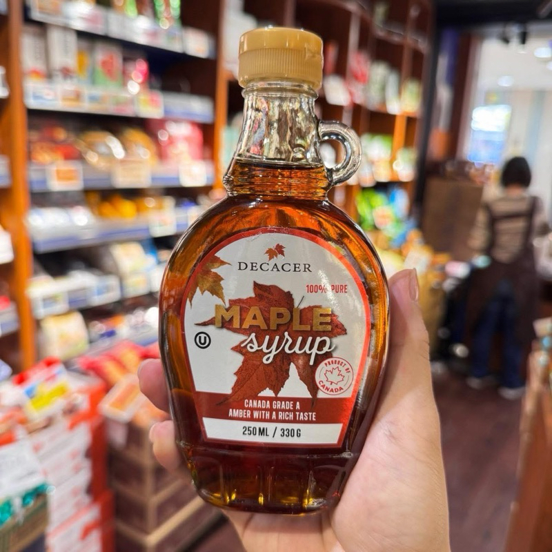 ‼️ร้านนี้ถูกที่สุด‼️DECACER 100% PURE MAPLE SYRUP ใส่มัทฉะ หรือ กาแฟได้ ...