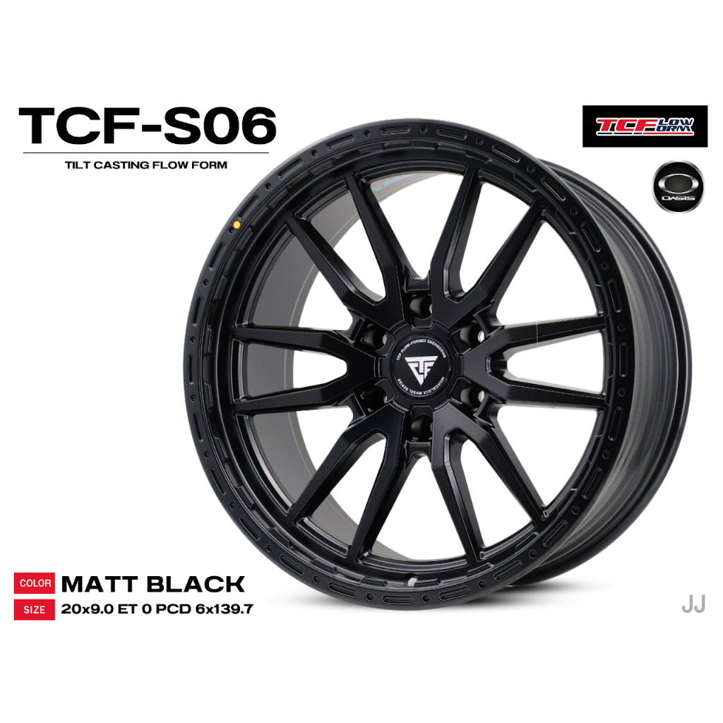 ล้อแม็ก TCF-S06 ขอบ 20 นิ้ว สีดำด้าน (Matt Black) ราคาต่อวง | Shopee ...