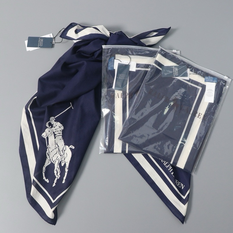 ผ้าพันคอ p.olo Contrast Logo & Big Pony Scarfz zzz | Shopee Thailand