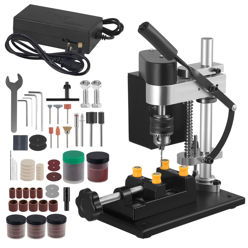 Mini Drill Press Precision Benchtop Drilling Machine Elecric Portable Table Driller CNC 795 ...