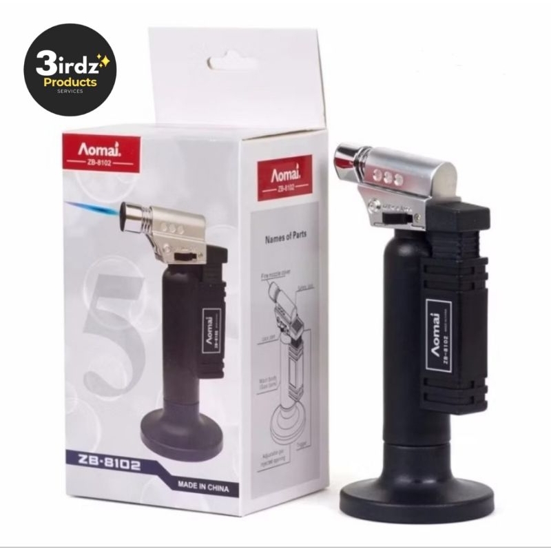 หัวพ่นไฟ AOMAI Multi Purpose GAS Torch ZB-8102 หัวพ่นไฟทําอาหาร งานช่าง ...