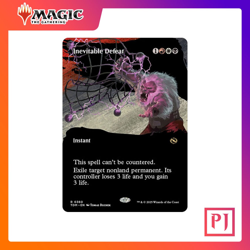 [MTG] Inevitable Defeat (Borderless) [TDM] [MULTI] [RARE] [NORMAL] [ENG ...