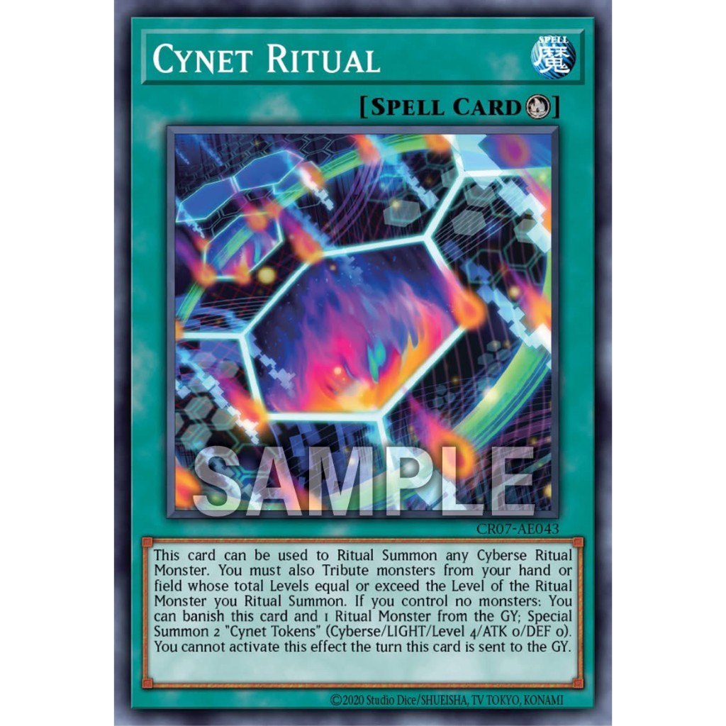 Yugioh Asia-Eng [CR07-AE043] Cynet Ritual (Common) การ์ดยูกิแท้ถูก ...