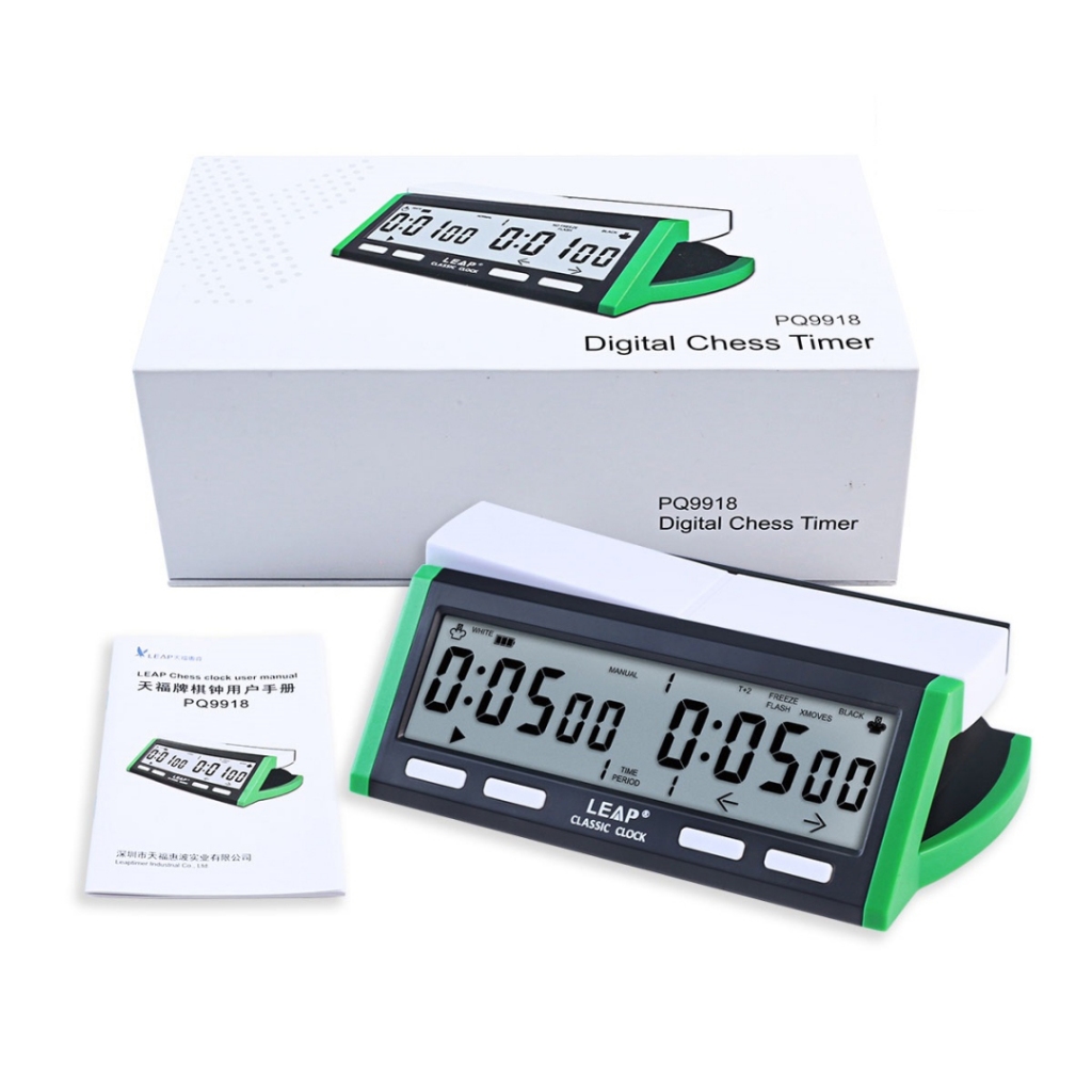 นาฬิกาจับเวลาหมากรุกแบบดิจิตอล Leap Digital Clock PQ9918 - FIDE ...