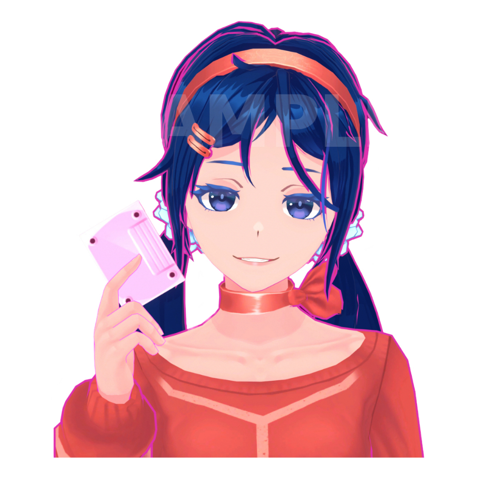 มิตะถือตลับเกม สติ๊กเกอร์ 2 แผ่น MiSide Mita Sticker มิตะ Mita Crazy | Shopee Thailand