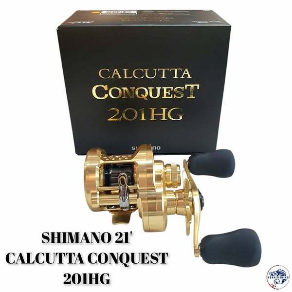 SHIMANO'21 CALCUTTA CONQUEST 201HG รอกเบททรงกลม ตีเหยื่อปลอม ปี2021 หมุนซ้าย | Shopee Thailand