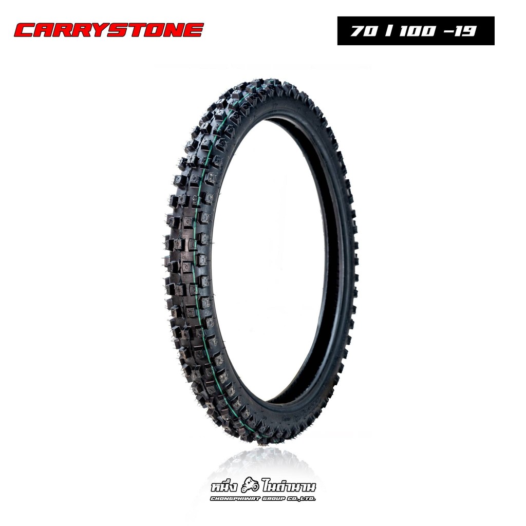 ยางมอเตอร์ไซค์วิบาก ยี่ห้อCARRY STONE ขนาด70/100-19 ยางนอก ดอกยางถี่ๆ ...