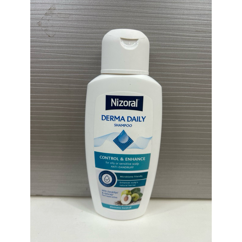 NIZORAL Derma Daily Shampoo แชมพูสำหรับผมและหนังศีรษะมันหรือบอบบาง ขนาด 200 ml. | Shopee Thailand