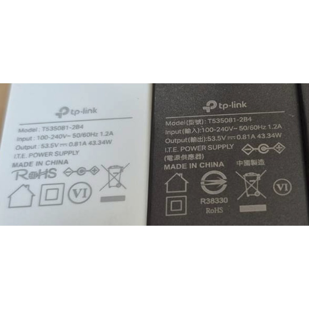 แท้ 53.5V TP-Link AC Power Supply Adapter T535081-2B4 (53.5V 0.81A ...