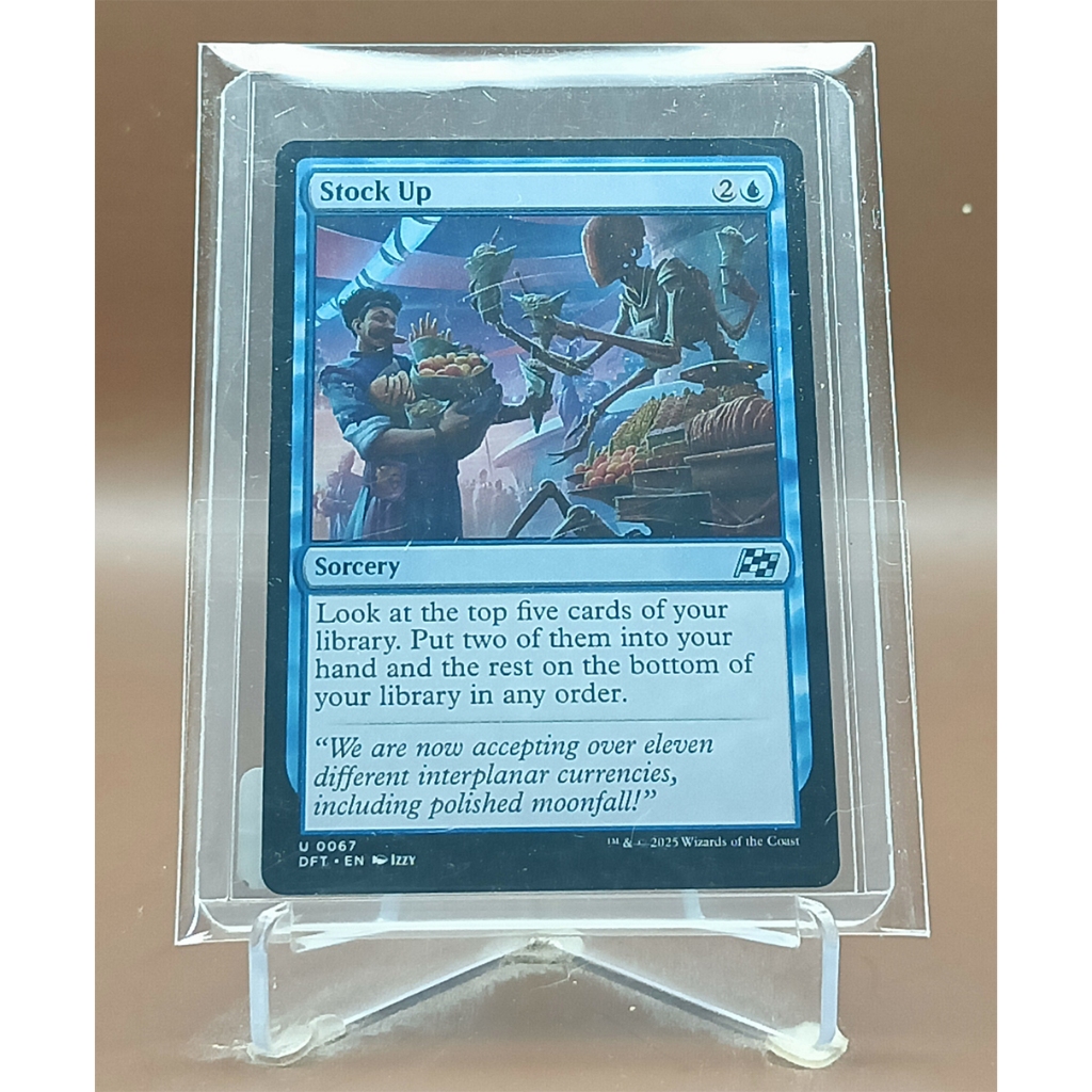 การ์ด Magic The Gathering (MTG) Stock Up Non-Foil U | Shopee Thailand