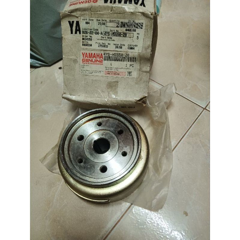 4YS-H5550-20 แม่เหล็กจานไฟ Yamaha Rainbow, Fresh รุ่นสตาร์ทมือ ล้อ ...