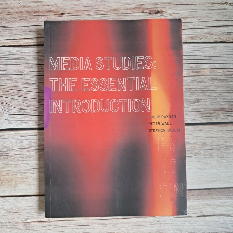 #มือสอง #I : Media Studies: The Essential Introduction : Philip Rayner ...
