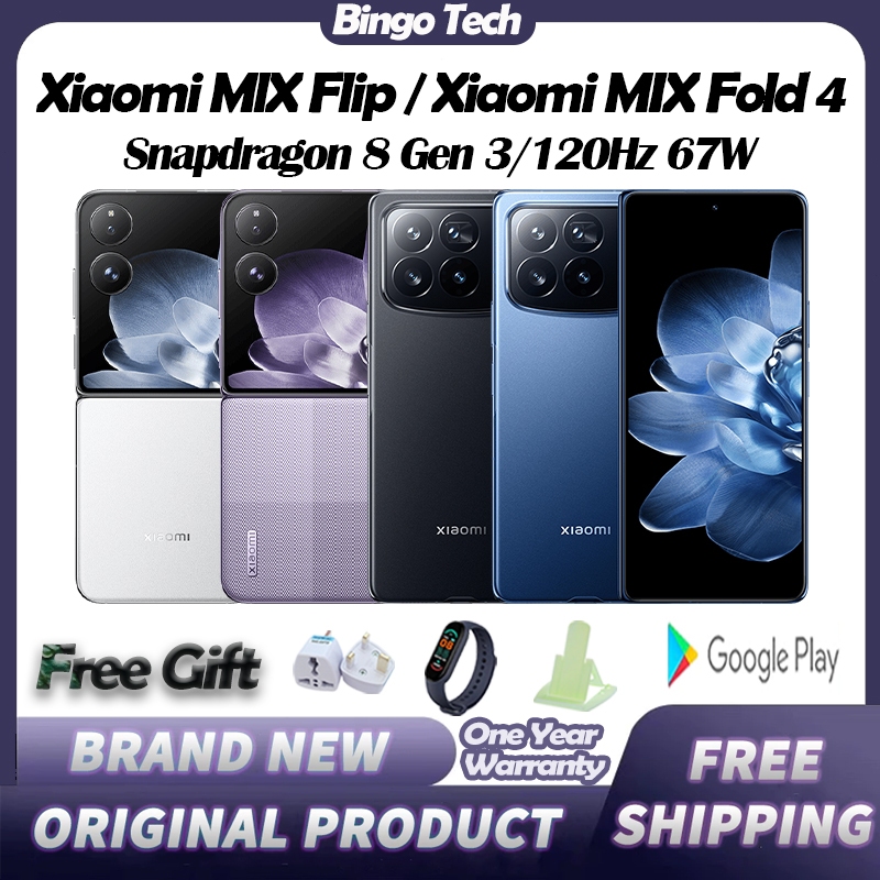 Xiaomi MIX Flip Xiaomi MIX Fold 4 Snapdragon 8 Gen3 HyperOS Foldable AMOLED 67W Xiaomi Folding ...