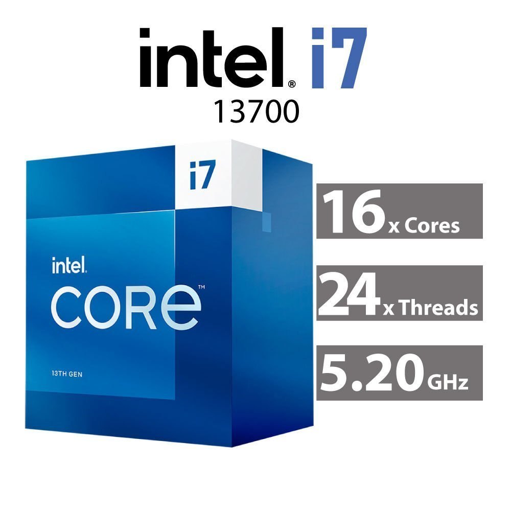 CPU (ซีพียู) INTEL CORE I7-13700 - 16C 24T 1.5-5.2GHz (INTEL SOCKET 1700) รับประกัน 3 - Y ...