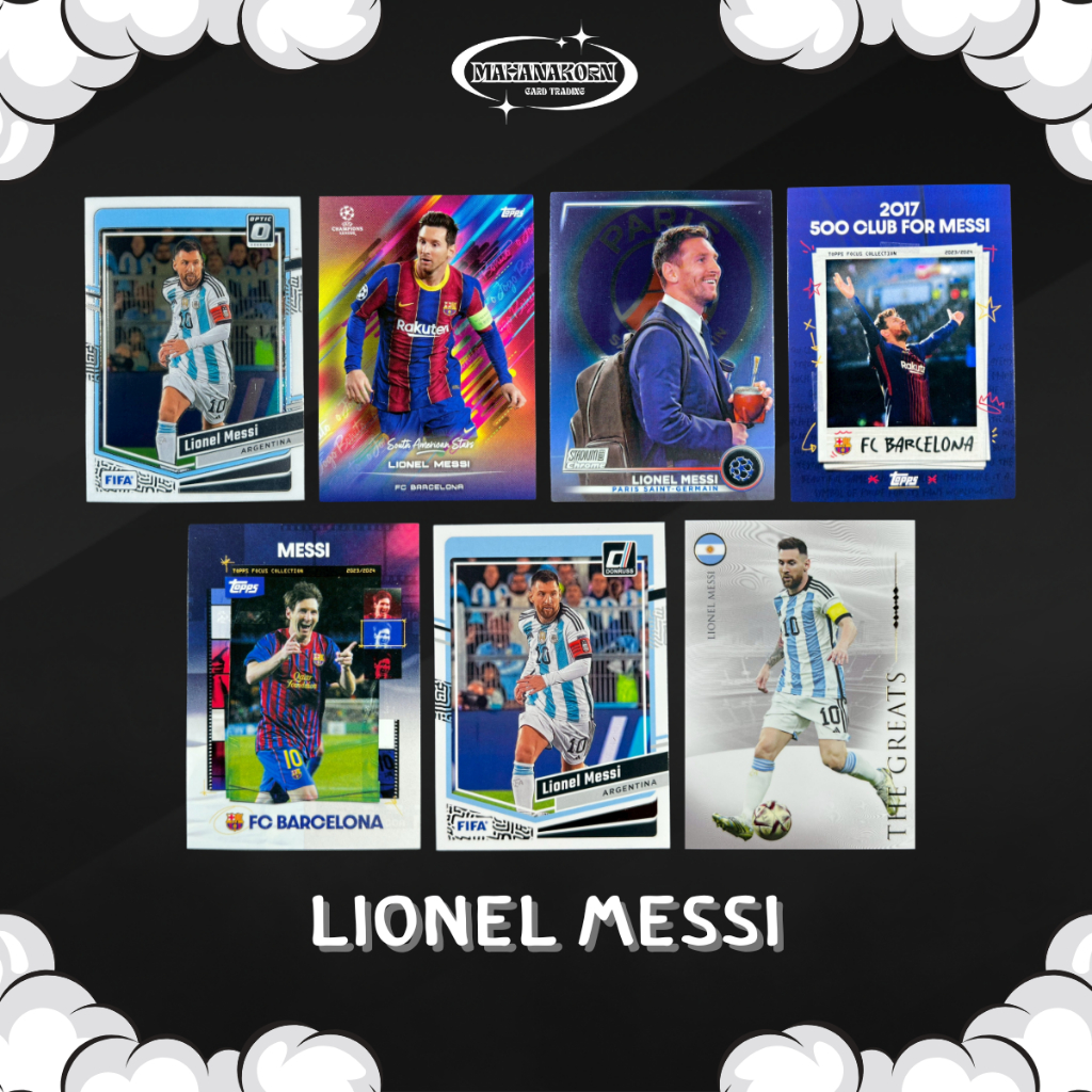 Lionel Messi Cards Panini / Topps & etc. | Shopee Thailand