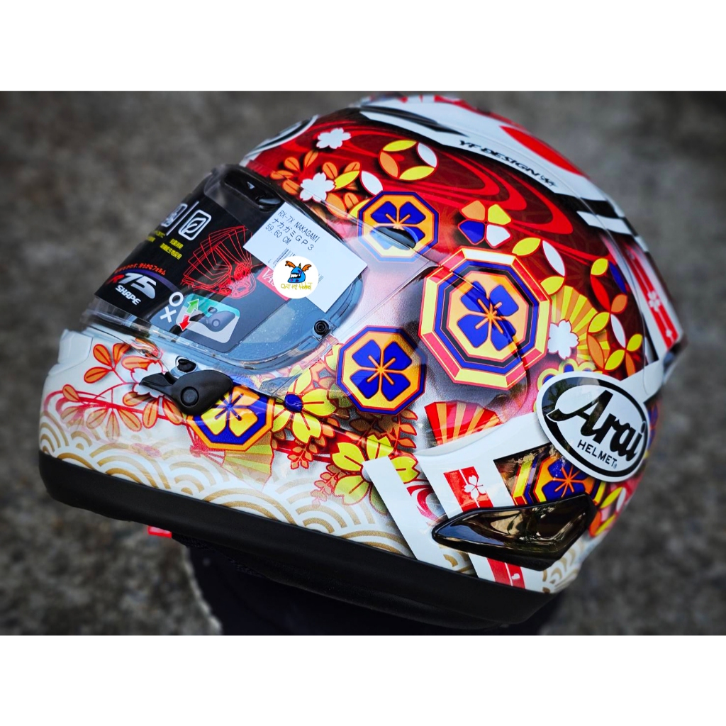 หมวกกันน็อคเต็มใบ ARAI RX-7X NAKAGAMI GP3 🐞🌸 ของแท้100% จาก ผู้ผลิต ...