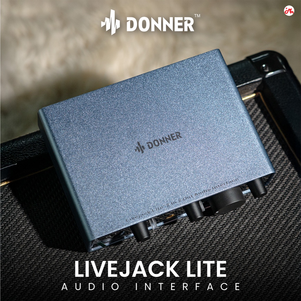 Donner Livejack Lite USB ออดิโออินเตอร์เฟส Audio Interface รับประกัน ...