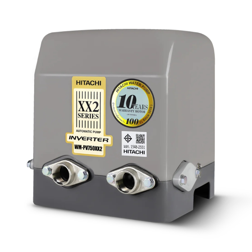 HITACHI ปั๊มน้ำอัตโนมัติ รุ่น WM-PV750 XX2 กำลัง 750 วัตต์ ระบบอินเวอร์ ...