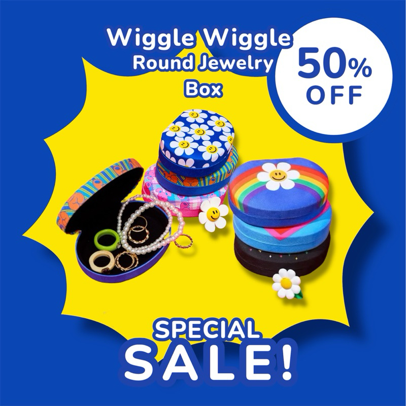 ขายดี Wiggle Wiggle Round Jewelry Box กล่องใส่เครื่องประดับ สุดน่ารัก ...