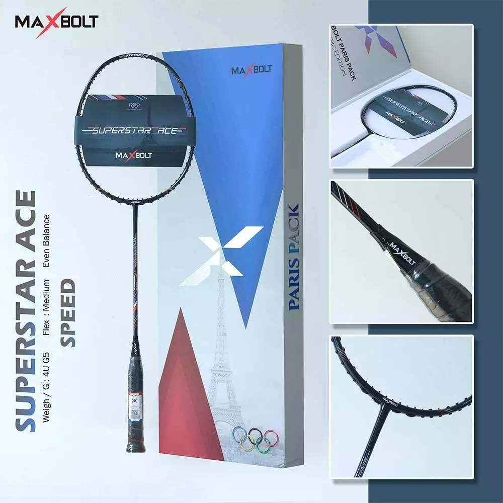 MAXBOLT SUPERSTAR ACE PARIS LIMITED (4U/G5) พร้อมกล่อง BOX SET ไม้ ...