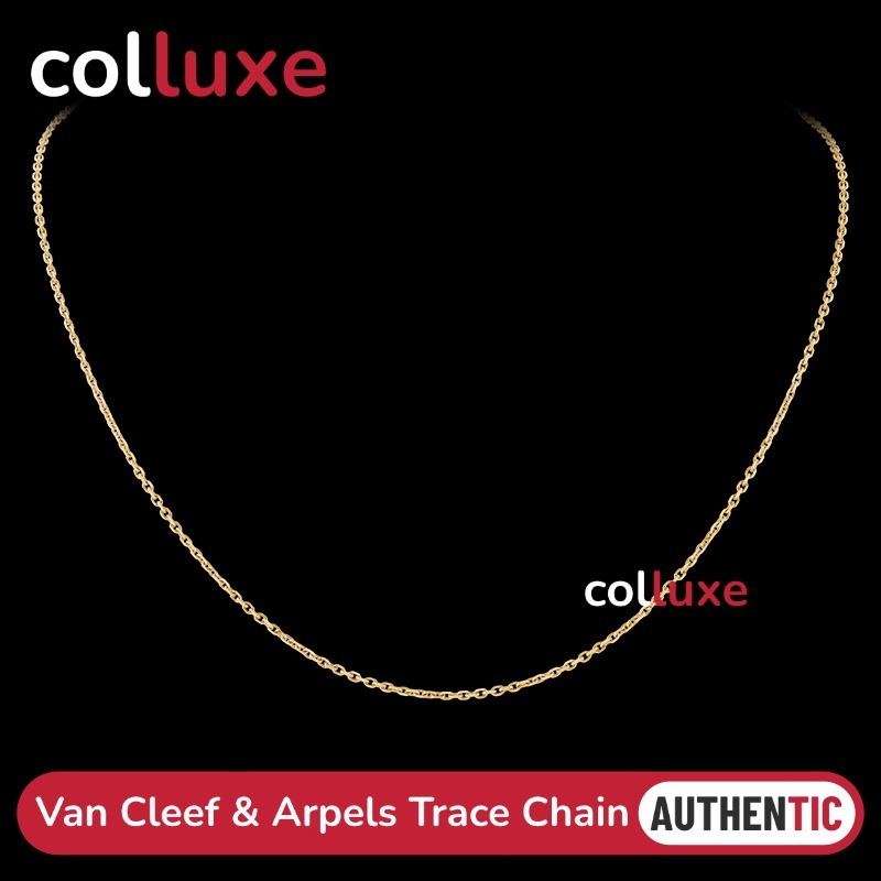 แวน คลีฟ แอนด์ อาร์เปลส์ของ Van Cleef & Arpels Trace Chain 42cm & 70cm ...